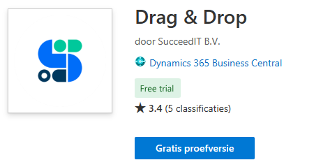 Drag & Drop | Business Central App | SucceedIT